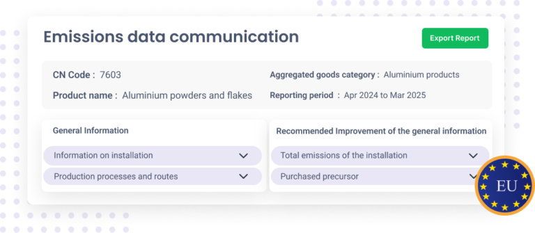 CBAM Reporting Software - The Sustainability Cloud